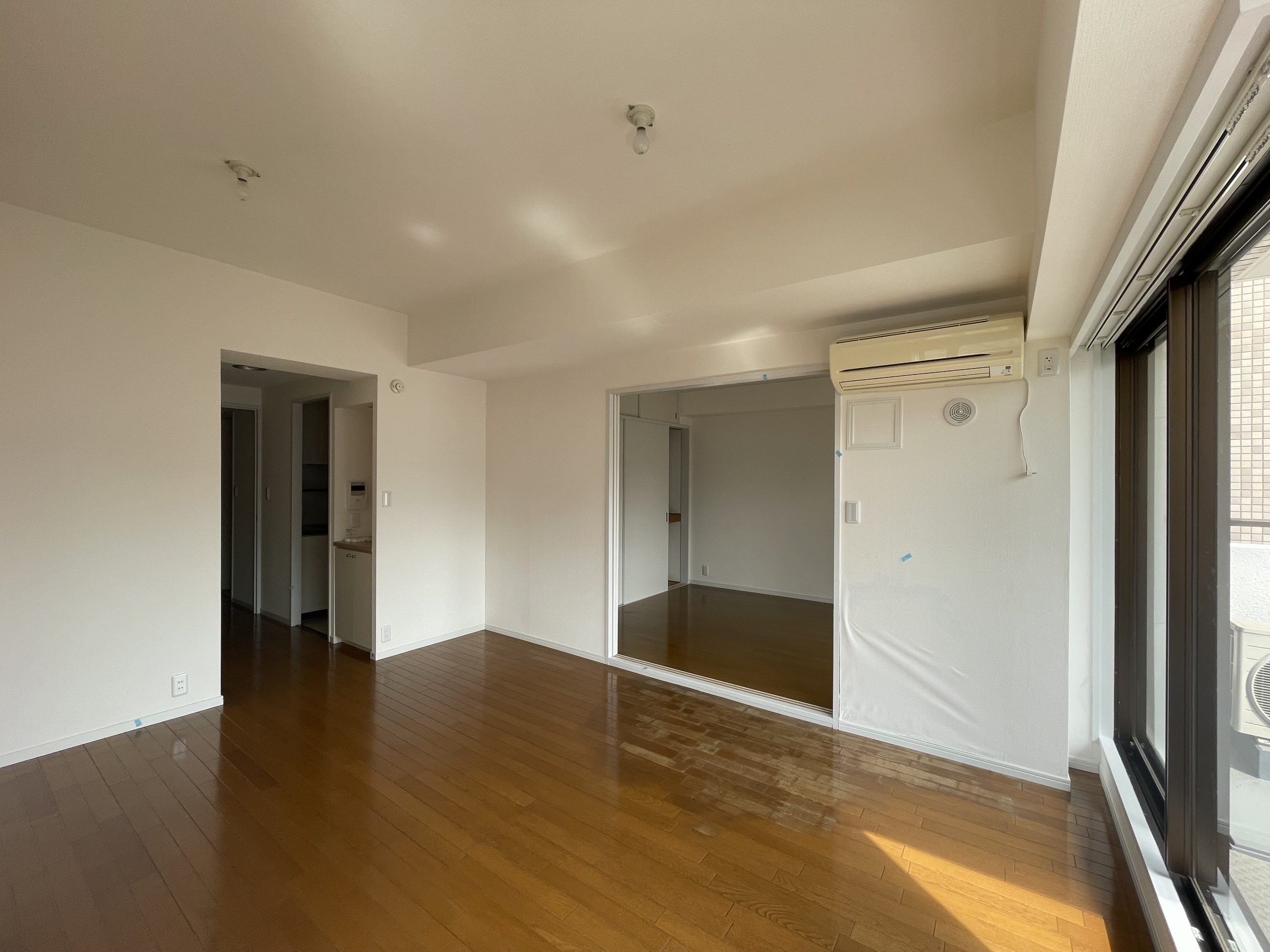 西早稲田 築36年のファミリー向け3DKヴィンテージマンションをベージュに統一したシンプルリノベーションで2LDKにリニューアル 【新宿区 RCマンション 築36年 2LDK 賃貸】eims ...