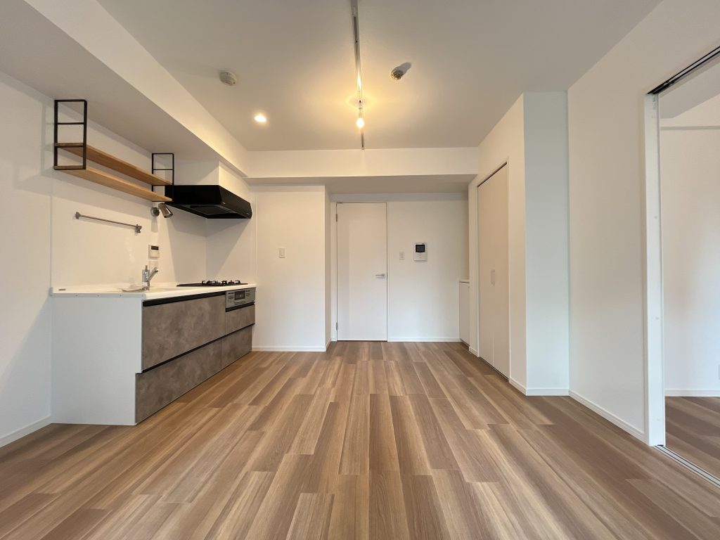 両国駅 築23年RCマンションをシステムキッチン2LDKにフルリノベーション【墨田区 築23年 マンションリノベーション事例】eims（エイムズ） - eims (エイムズ)