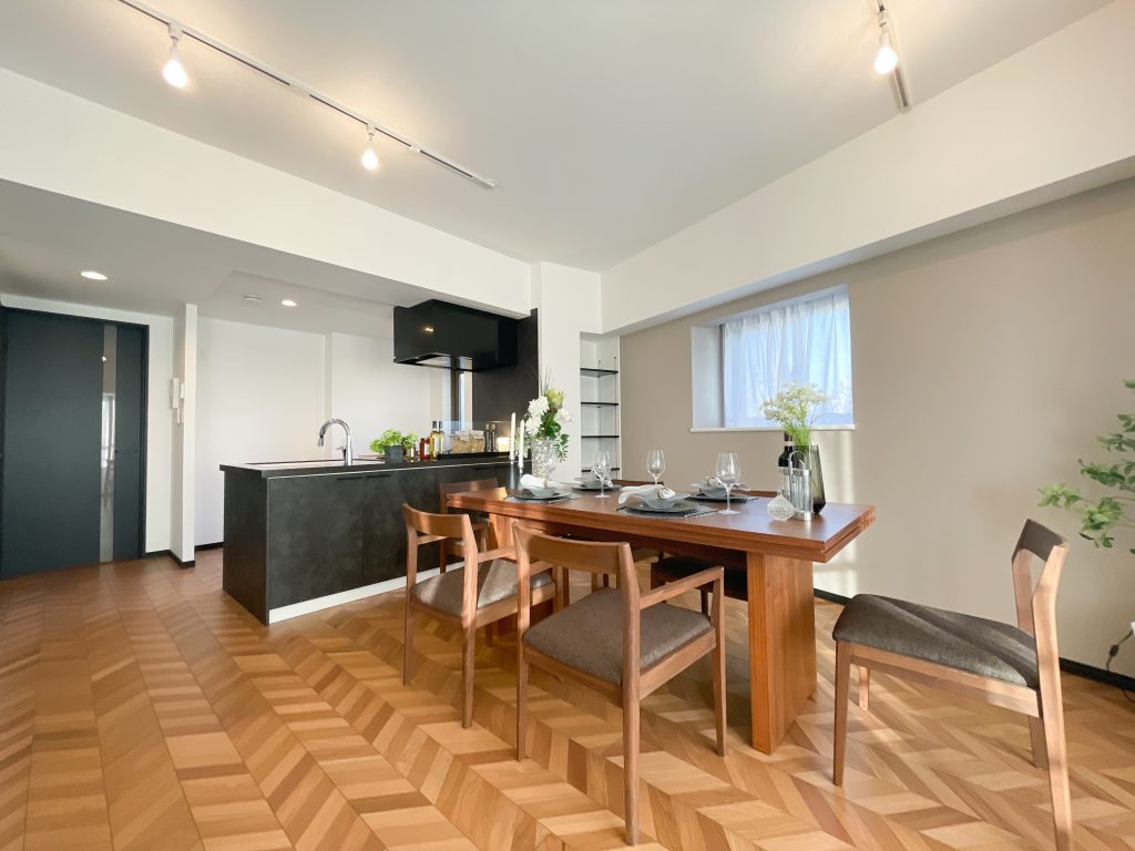 池尻大橋 築24年 3LDKを広々リビングの2LDKにフルリノベーション 【目黒区 RC造 2LDK 】eims（エイムズ） - eims (エイムズ)